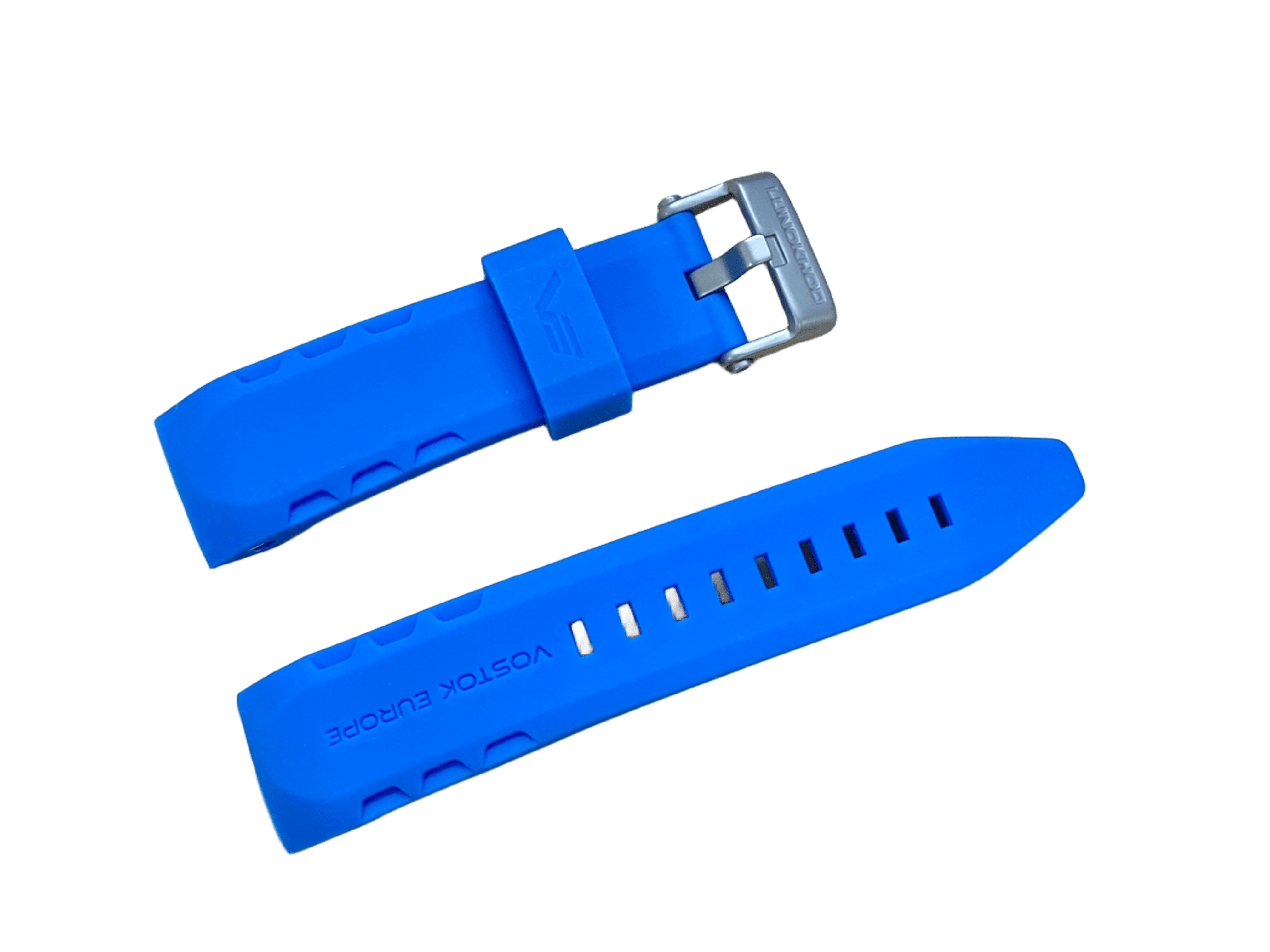 Lunokhod-2 シリコンストラップ（ラグ幅：25mm Ref.VE.Lun.1.M.Blue.Sil） – vostok-europe-jp